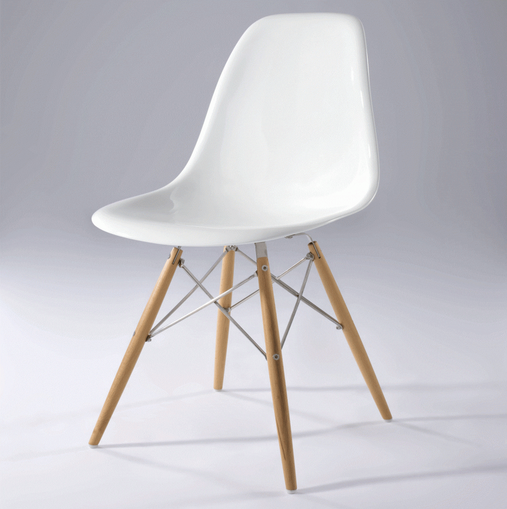 Silla Eames DSW en fibra de vidrio - Nativa Interiorismo 2025